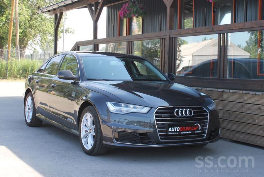 Black Audi A6 2017 in Riga, with an engine capacity of 3.00 L and mileage of 0 thousand km for 12900 €, photo 3 on AUTOMOTO.COM.LV