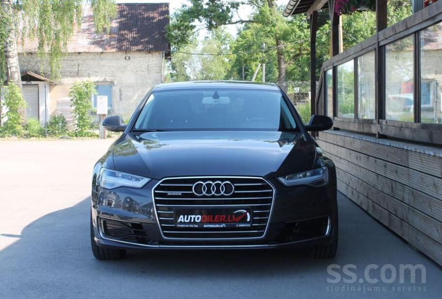 Black Audi A6 2017 in Riga, with an engine capacity of 3.00 L and mileage of 0 thousand km for 12900 €, photo 4 on AUTOMOTO.COM.LV