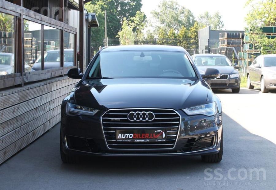 Black Audi A6 2017 in Riga, with an engine capacity of 3.00 L and mileage of 0 thousand km for 12900 €, photo 5 on AUTOMOTO.COM.LV