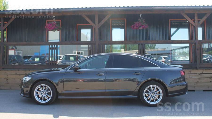 Black Audi A6 2017 in Riga, with an engine capacity of 3.00 L and mileage of 0 thousand km for 12900 €, photo 10 on AUTOMOTO.COM.LV