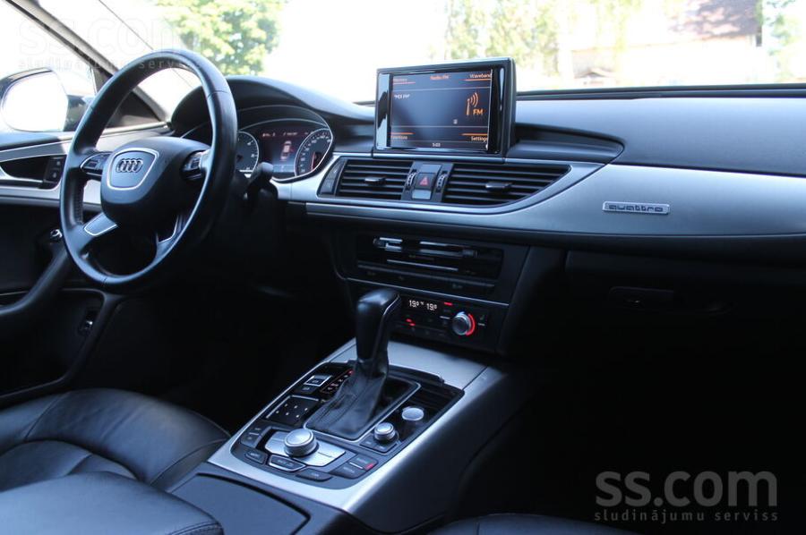 Black Audi A6 2017 in Riga, with an engine capacity of 3.00 L and mileage of 0 thousand km for 12900 €, photo 19 on AUTOMOTO.COM.LV
