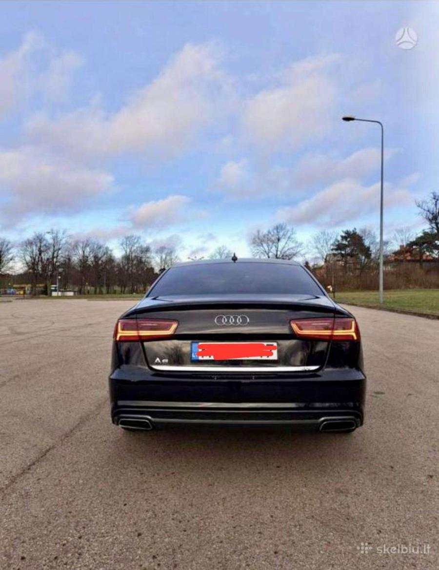 Black Audi A6 2017 in Klaipeda, with an engine capacity of 2.00 L and mileage of 180 thousand km for 13800 €, photo 5 on AUTOMOTO.COM.LV