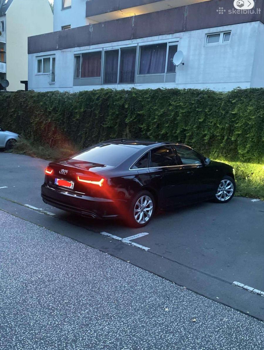 Black Audi A6 2017 in Klaipeda, with an engine capacity of 2.00 L and mileage of 180 thousand km for 13800 €, photo 9 on AUTOMOTO.COM.LV