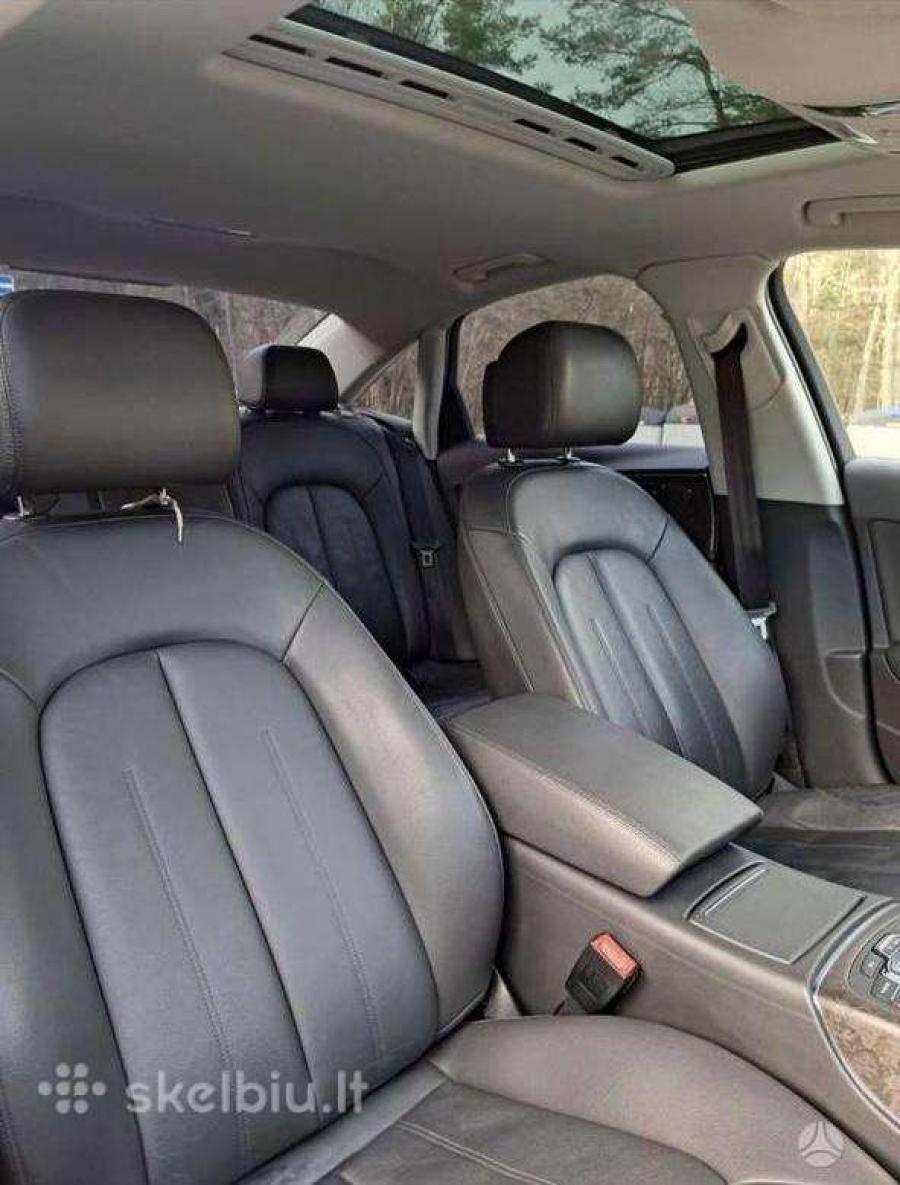 Black Audi A6 2017 in Klaipeda, with an engine capacity of 2.00 L and mileage of 180 thousand km for 13800 €, photo 10 on AUTOMOTO.COM.LV