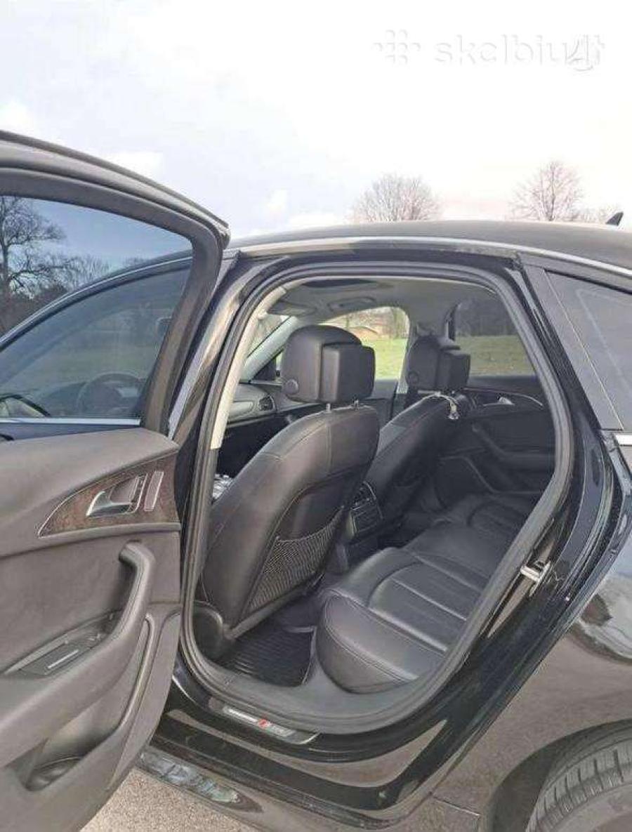 Black Audi A6 2017 in Klaipeda, with an engine capacity of 2.00 L and mileage of 180 thousand km for 13800 €, photo 11 on AUTOMOTO.COM.LV