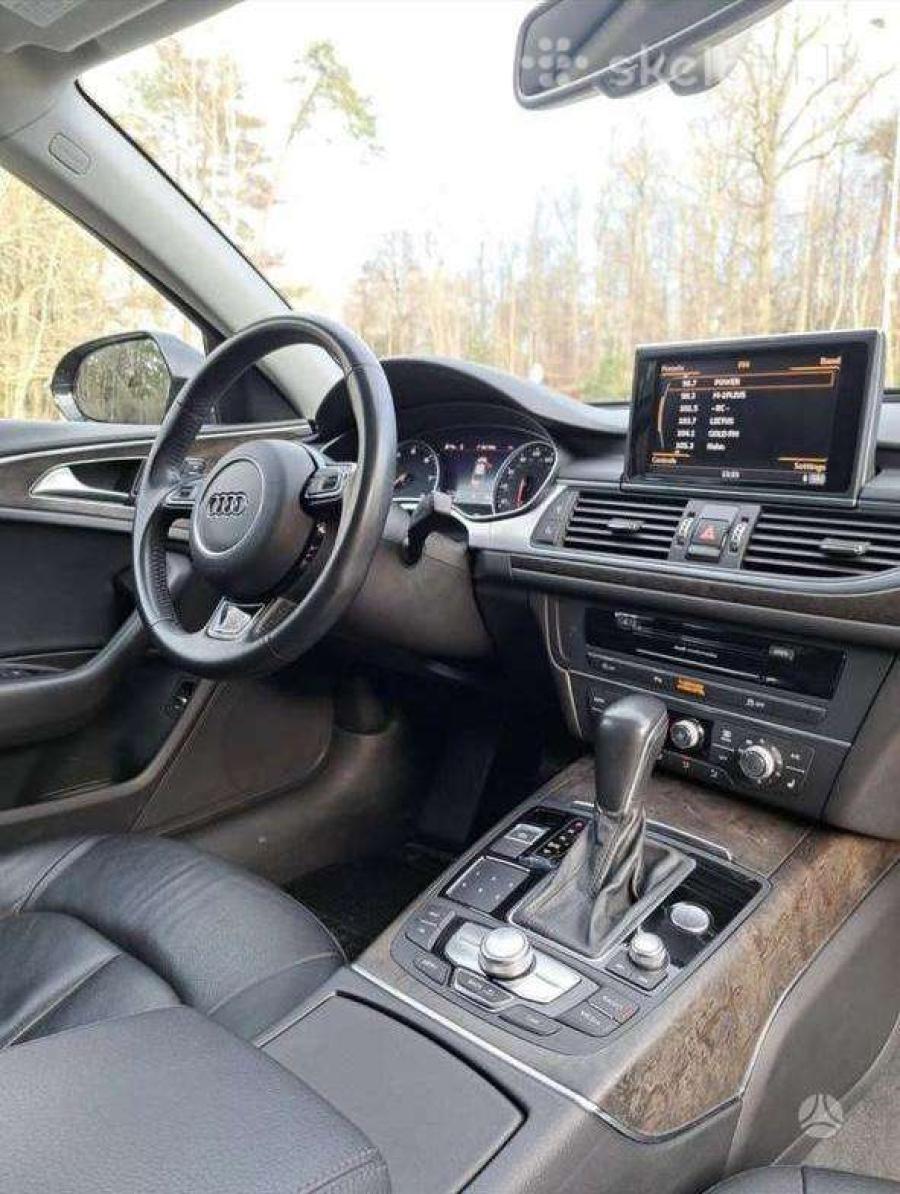 Black Audi A6 2017 in Klaipeda, with an engine capacity of 2.00 L and mileage of 180 thousand km for 13800 €, photo 12 on AUTOMOTO.COM.LV