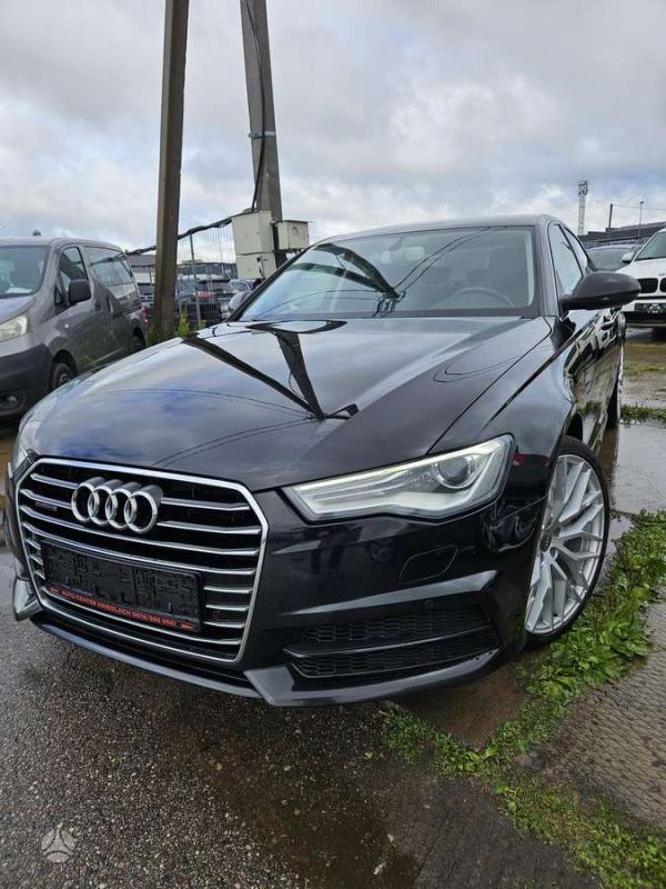 Melns Audi A6 2017 Kauņa, ar dzinēja tilpumu 2.97 L un nobraukumu 249 tūkst. km par 13700 €, foto 1 vietnē AUTOMOTO.COM.LV
