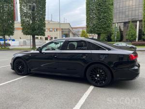 Melns Audi A6 2017 Rīga, ar dzinēja tilpumu 2.00 L un nobraukumu 209 tūkst. km par 17500 €, foto  vietnē AUTOMOTO.COM.LV