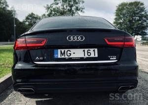 Black Audi A6 2017 in Saldus, with an engine capacity of 1.80 L and mileage of 160 thousand km for 16800 €, photo 4 on AUTOMOTO.COM.LV