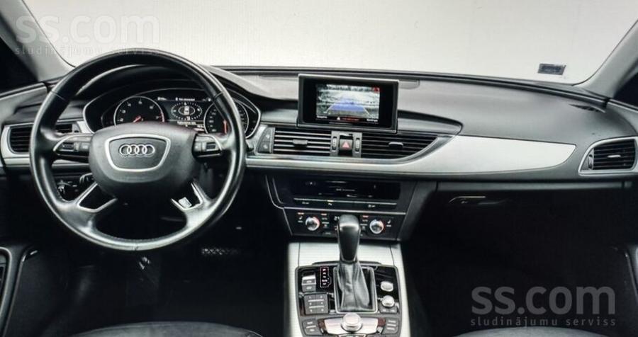 Black Audi A6 2017 in Saldus, with an engine capacity of 1.80 L and mileage of 160 thousand km for 16800 €, photo 6 on AUTOMOTO.COM.LV
