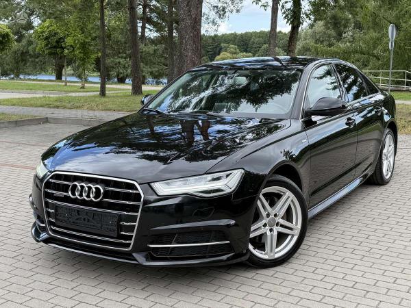 Black Audi A6 2017 in Prienai, with an engine capacity of 2.00 L and mileage of 290 thousand km for 14200 €, photo 1 on AUTOMOTO.COM.LV