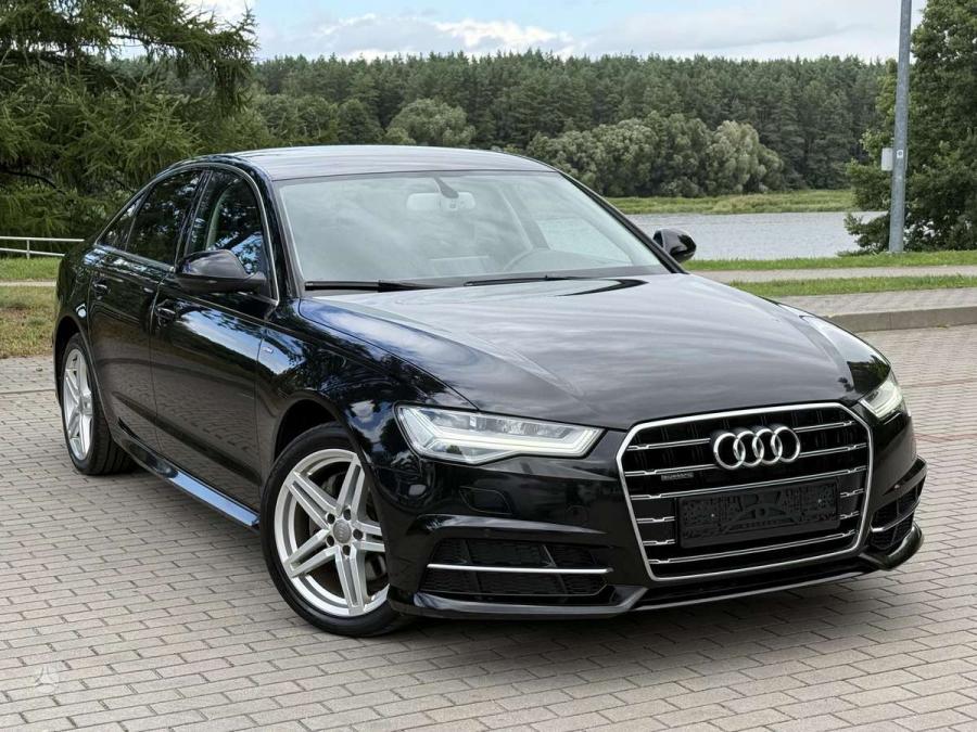Black Audi A6 2017 in Prienai, with an engine capacity of 2.00 L and mileage of 290 thousand km for 14200 €, photo 3 on AUTOMOTO.COM.LV