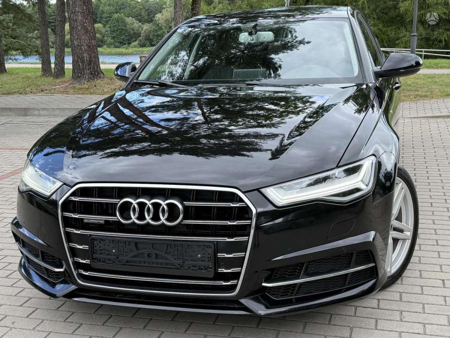 Black Audi A6 2017 in Prienai, with an engine capacity of 2.00 L and mileage of 290 thousand km for 14200 €, photo 4 on AUTOMOTO.COM.LV