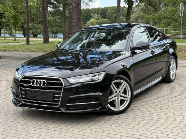Black Audi A6 2017 in Prienai, with an engine capacity of 2.00 L and mileage of 290 thousand km for 14200 €, photo 8 on AUTOMOTO.COM.LV