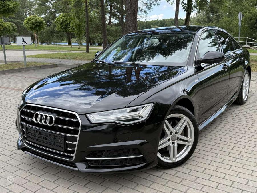 Black Audi A6 2017 in Prienai, with an engine capacity of 2.00 L and mileage of 290 thousand km for 14200 €, photo 11 on AUTOMOTO.COM.LV