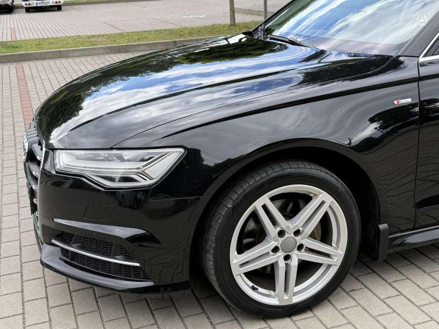 Black Audi A6 2017 in Prienai, with an engine capacity of 2.00 L and mileage of 290 thousand km for 14200 €, photo 15 on AUTOMOTO.COM.LV