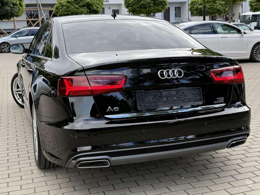 Black Audi A6 2017 in Prienai, with an engine capacity of 2.00 L and mileage of 290 thousand km for 14200 €, photo 17 on AUTOMOTO.COM.LV