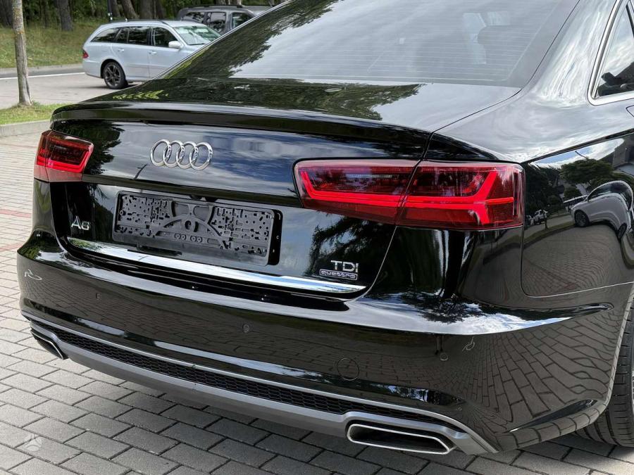 Black Audi A6 2017 in Prienai, with an engine capacity of 2.00 L and mileage of 290 thousand km for 14200 €, photo 22 on AUTOMOTO.COM.LV