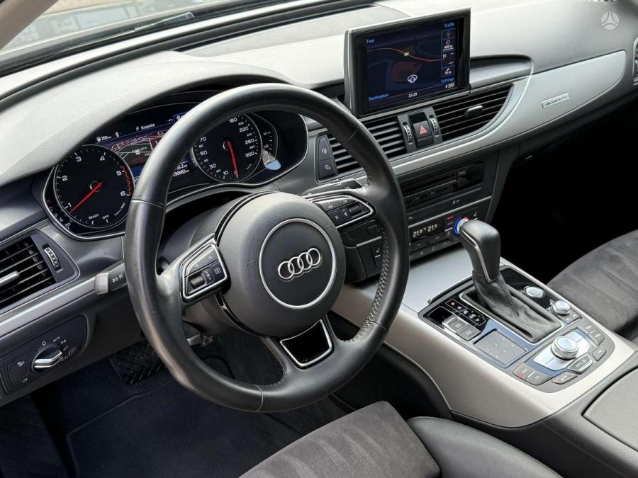 Black Audi A6 2017 in Prienai, with an engine capacity of 2.00 L and mileage of 290 thousand km for 14200 €, photo 27 on AUTOMOTO.COM.LV