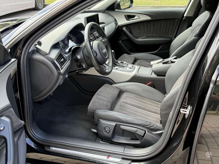 Black Audi A6 2017 in Prienai, with an engine capacity of 2.00 L and mileage of 290 thousand km for 14200 €, photo 28 on AUTOMOTO.COM.LV