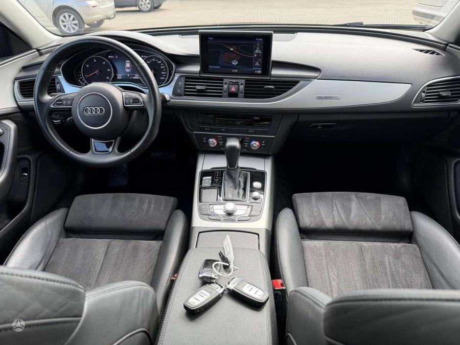 Black Audi A6 2017 in Prienai, with an engine capacity of 2.00 L and mileage of 290 thousand km for 14200 €, photo 31 on AUTOMOTO.COM.LV
