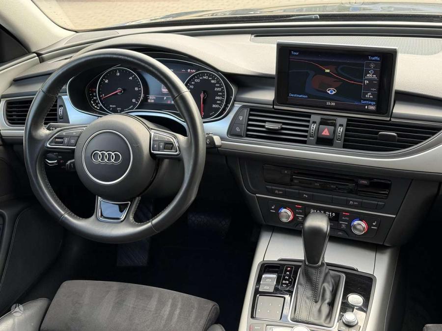 Black Audi A6 2017 in Prienai, with an engine capacity of 2.00 L and mileage of 290 thousand km for 14200 €, photo 32 on AUTOMOTO.COM.LV