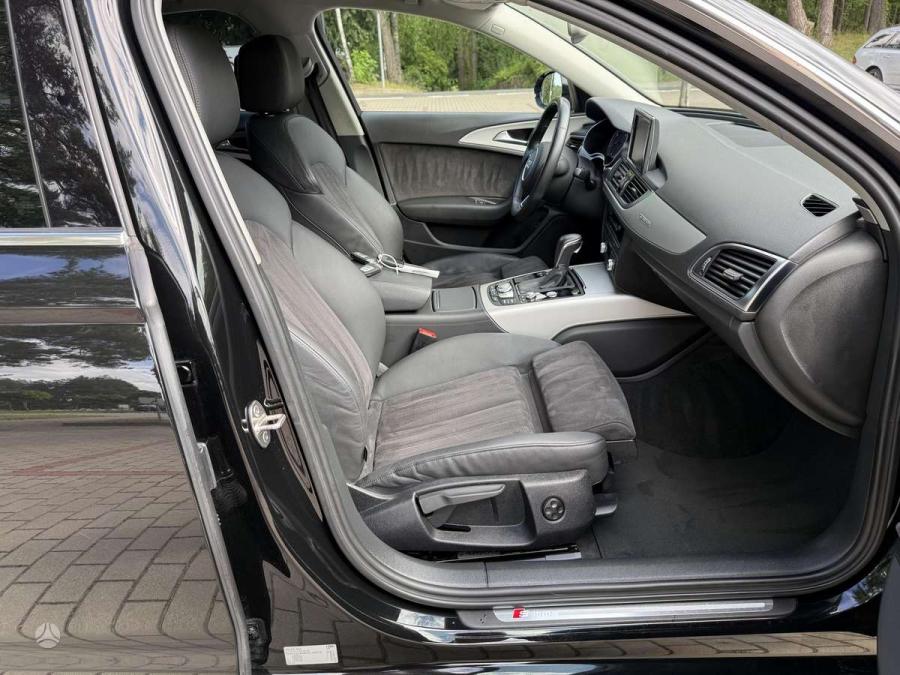 Black Audi A6 2017 in Prienai, with an engine capacity of 2.00 L and mileage of 290 thousand km for 14200 €, photo 33 on AUTOMOTO.COM.LV