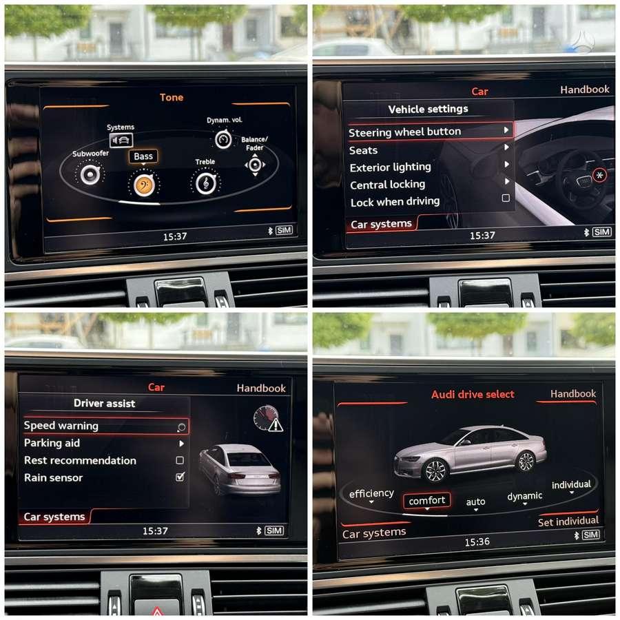 Black Audi A6 2017 in Prienai, with an engine capacity of 2.00 L and mileage of 290 thousand km for 14200 €, photo 52 on AUTOMOTO.COM.LV