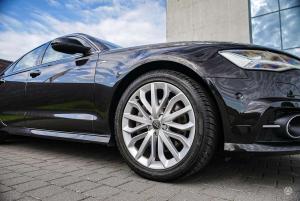 Black Audi A6 2017 in Marijampole, with an engine capacity of 2.97 L and mileage of 338 thousand km for 14450 €, photo 5 on AUTOMOTO.COM.LV