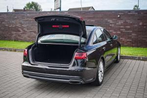 Black Audi A6 2017 in Marijampole, with an engine capacity of 2.97 L and mileage of 338 thousand km for 14450 €, photo 11 on AUTOMOTO.COM.LV