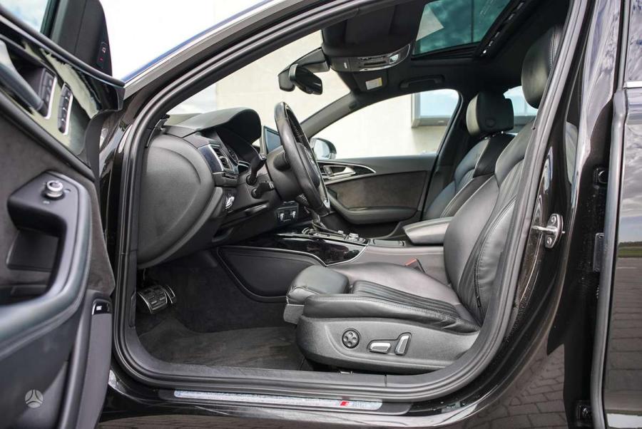 Black Audi A6 2017 in Marijampole, with an engine capacity of 2.97 L and mileage of 338 thousand km for 14450 €, photo 28 on AUTOMOTO.COM.LV