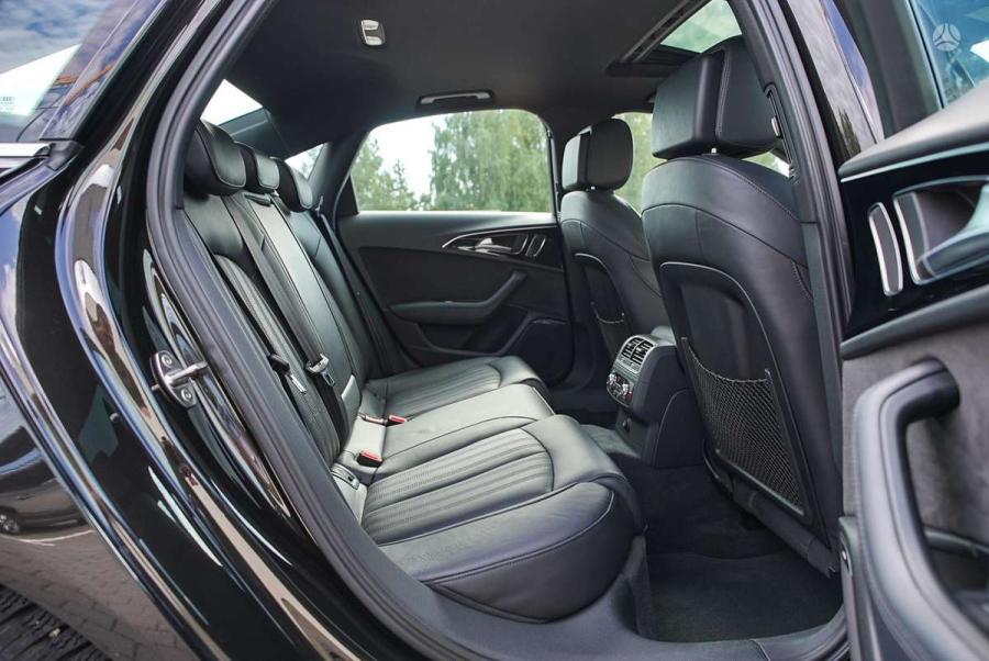 Black Audi A6 2017 in Marijampole, with an engine capacity of 2.97 L and mileage of 338 thousand km for 14450 €, photo 41 on AUTOMOTO.COM.LV