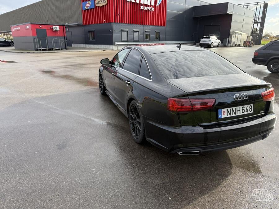 Black Audi A6 2017 in Klaipeda, with an engine capacity of 2.00 L and mileage of 122 thousand km for 15650 €, photo 6 on AUTOMOTO.COM.LV