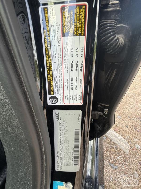 Audi A6 2017 Klaipėda vietnē Melns Audi A6 2017 Klaipėda, ar dzinēja tilpumu 2.00 L un nobraukumu 122 tūkst. km par 15650 €, foto 11 vietnē AUTOMOTO.COM.LV