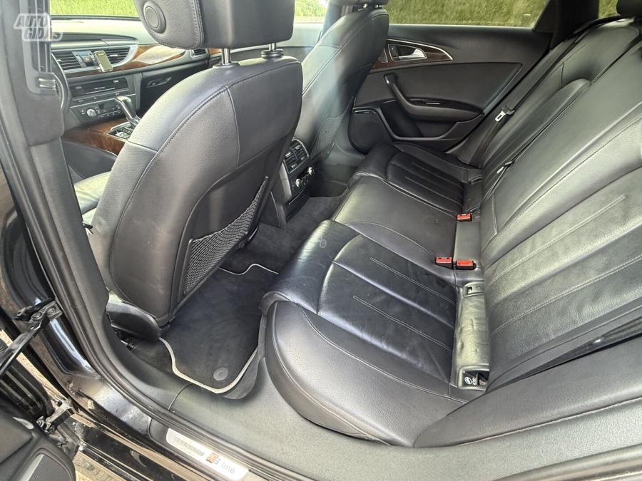 Black Audi A6 2017 in Klaipeda, with an engine capacity of 2.00 L and mileage of 122 thousand km for 15650 €, photo 14 on AUTOMOTO.COM.LV