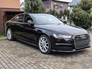 Black Audi A6 2018 in Kaunas, with an engine capacity of 3.00 L and mileage of 123 thousand km for 18900 €, photo 2 on AUTOMOTO.COM.LV