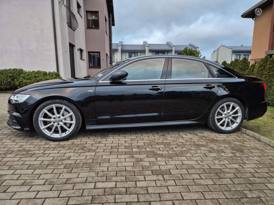 Black Audi A6 2018 in Kaunas, with an engine capacity of 3.00 L and mileage of 123 thousand km for 18900 €, photo 5 on AUTOMOTO.COM.LV