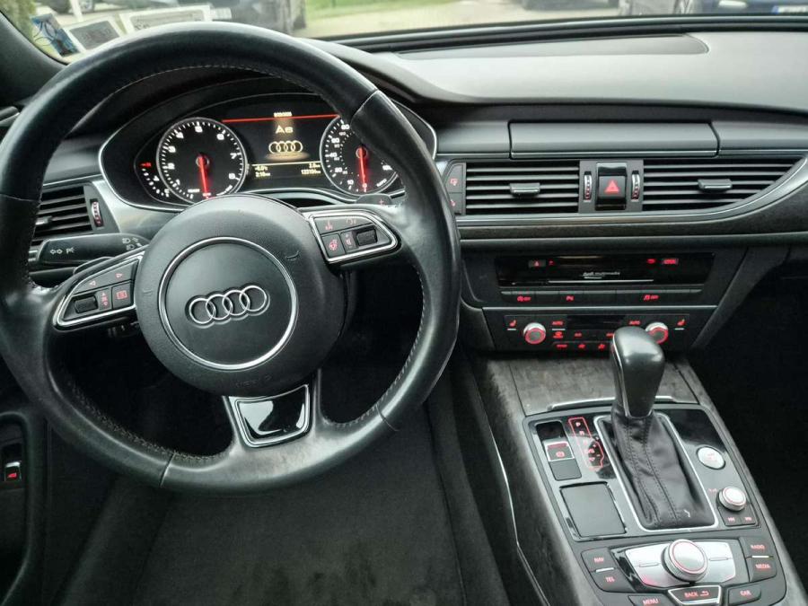 Black Audi A6 2018 in Kaunas, with an engine capacity of 3.00 L and mileage of 123 thousand km for 18900 €, photo 18 on AUTOMOTO.COM.LV