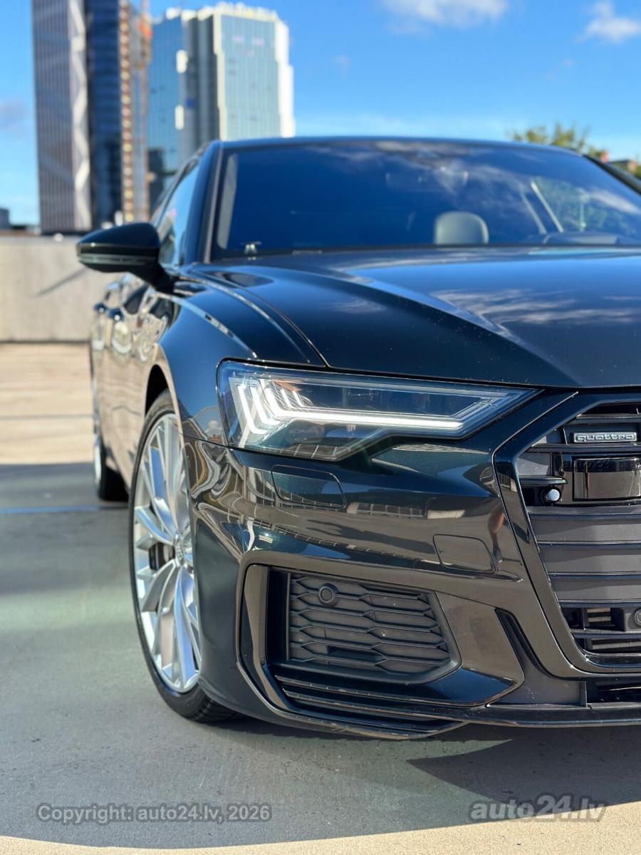Black Audi A6 2018 in Tallinn, with an engine capacity of 3.00 L and mileage of 77 thousand km for 33990 €, photo 1 on AUTOMOTO.COM.LV