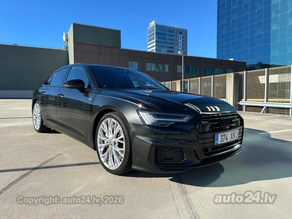 Black Audi A6 2018 in Tallinn, with an engine capacity of 3.00 L and mileage of 77 thousand km for 33990 €, photo 2 on AUTOMOTO.COM.LV