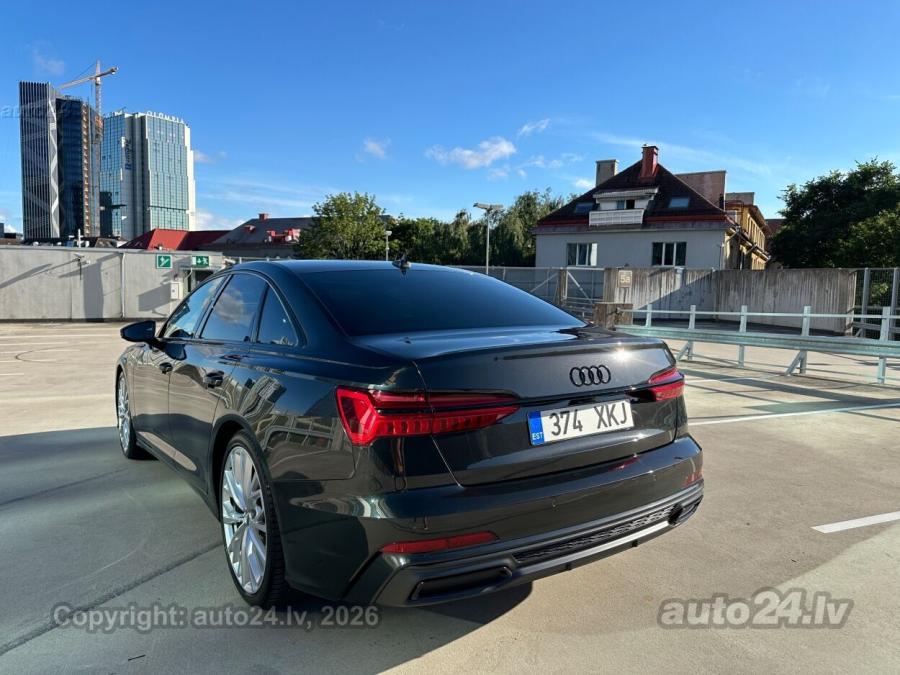 Black Audi A6 2018 in Tallinn, with an engine capacity of 3.00 L and mileage of 77 thousand km for 33990 €, photo 4 on AUTOMOTO.COM.LV