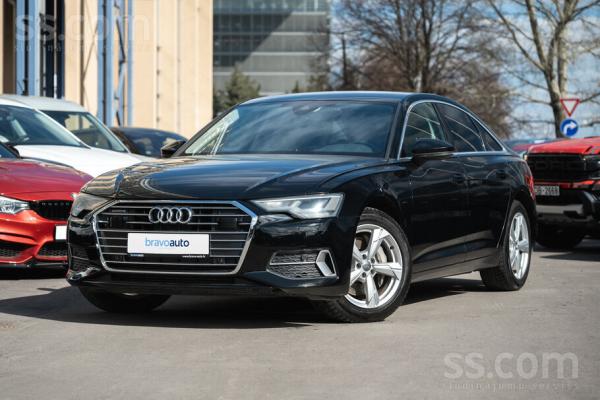 Black Audi A6 2018 in Riga, with an engine capacity of 3.00 L and mileage of 147 thousand km for 20990 €, photo 1 on AUTOMOTO.COM.LV