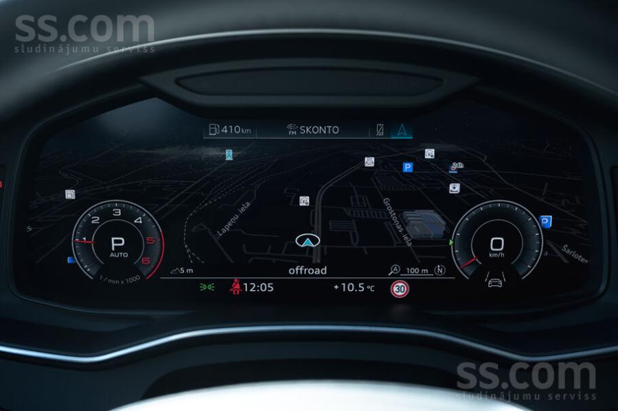 Melns Audi A6 2018 Rīga, ar dzinēja tilpumu 3.00 L un nobraukumu 147 tūkst. km par 20990 €, foto 9 vietnē AUTOMOTO.COM.LV