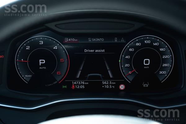 Black Audi A6 2018 in Riga, with an engine capacity of 3.00 L and mileage of 147 thousand km for 20990 €, photo 9 on AUTOMOTO.COM.LV