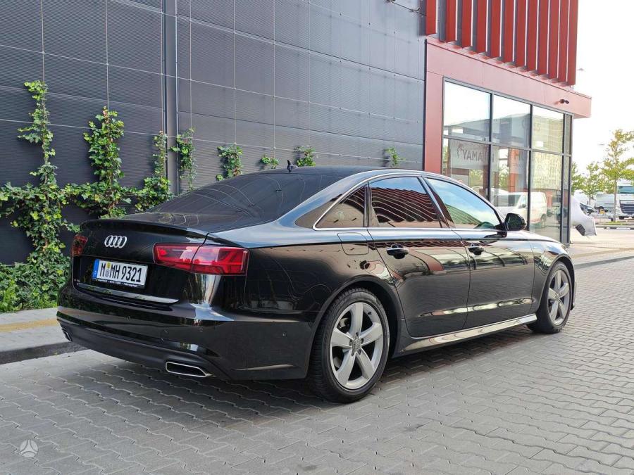 Black Audi A6 2018 in Klaipeda, with an engine capacity of 1.97 L and mileage of 180 thousand km for 18500 €, photo 6 on AUTOMOTO.COM.LV