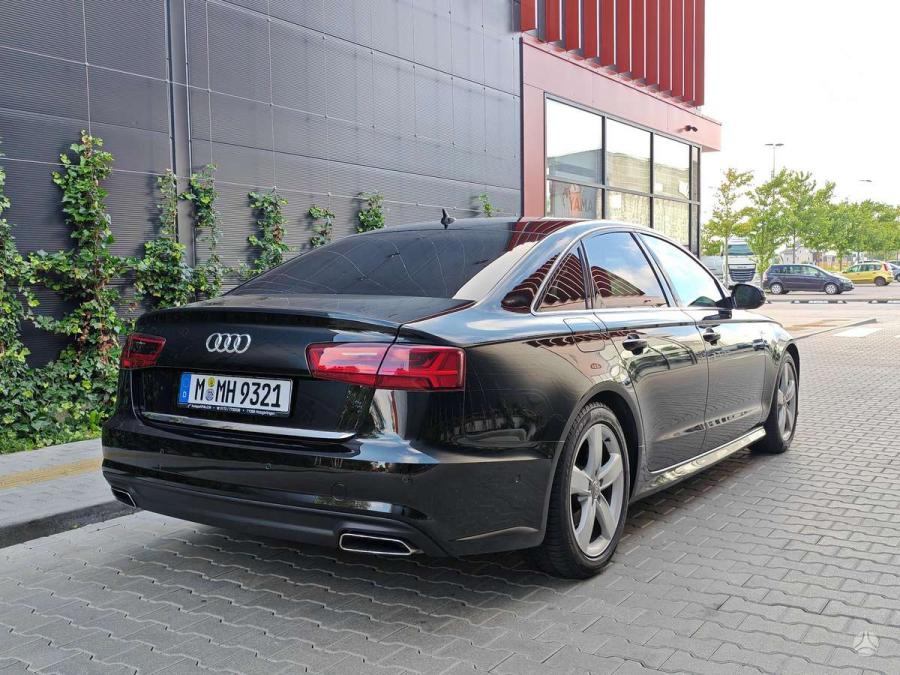 Black Audi A6 2018 in Klaipeda, with an engine capacity of 1.97 L and mileage of 180 thousand km for 18500 €, photo 7 on AUTOMOTO.COM.LV