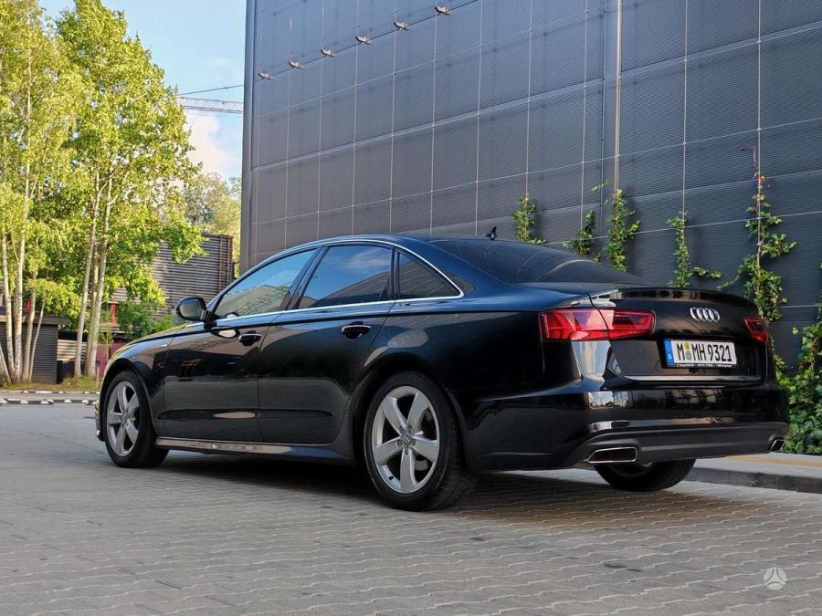Black Audi A6 2018 in Klaipeda, with an engine capacity of 1.97 L and mileage of 180 thousand km for 18500 €, photo 11 on AUTOMOTO.COM.LV
