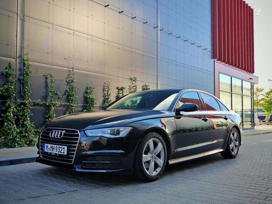 Black Audi A6 2018 in Klaipeda, with an engine capacity of 1.97 L and mileage of 180 thousand km for 18500 €, photo 14 on AUTOMOTO.COM.LV