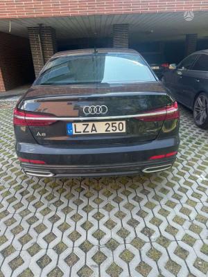 Melns Audi A6 2018 Kauņa, ar dzinēja tilpumu 3.00 L un nobraukumu 70 tūkst. km par 37000 €, foto  vietnē AUTOMOTO.COM.LV