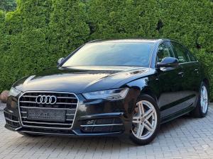 Black Audi A6 2018 in Jonava, with an engine capacity of 1.97 L and mileage of 209 thousand km for 14750 €, photo  on AUTOMOTO.COM.LV
